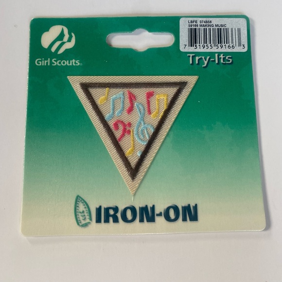 Girl Scouts | Accessories | Vintage Girl Scouts Patch Making Music ...